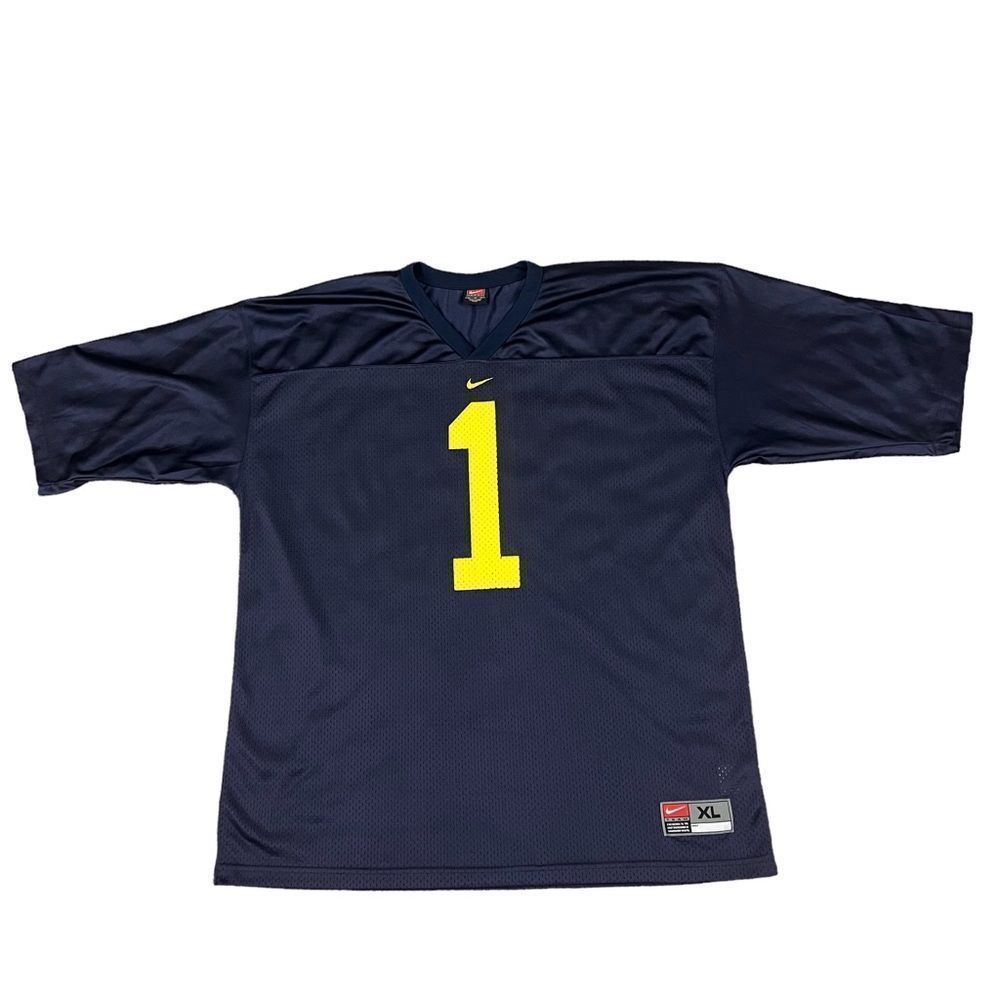 Vintage Nike Center Swoosh Michigan Football Jersey - Gem